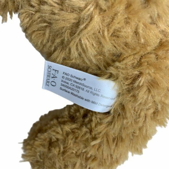 FAO Schwarz | Toys | Fao Schwarz Soft Plush Teddy Bear In Brown Seated ...